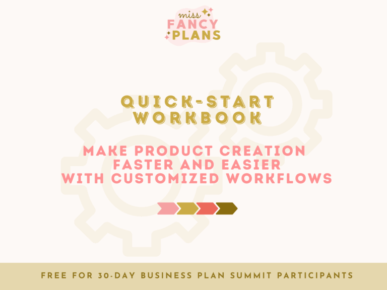 Your free Quick-Start Workbook: Make Product Creation Faster and Easier ...