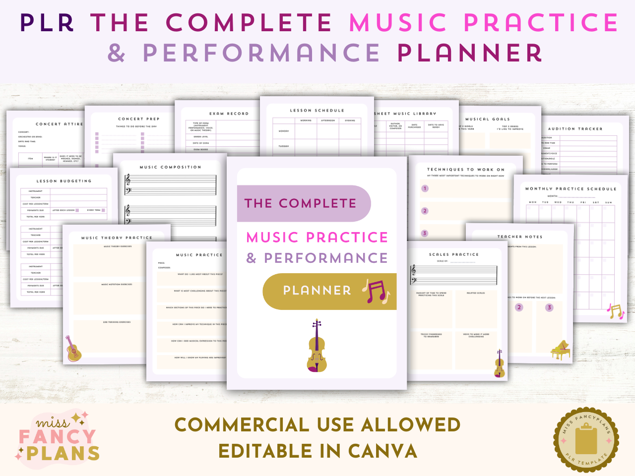 PLR and MRR Commercial Use Templates - customize and sell!